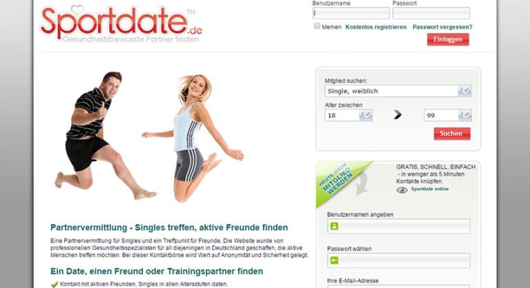 sportdate.de - Die sportliche Dating-Community im grossen Test